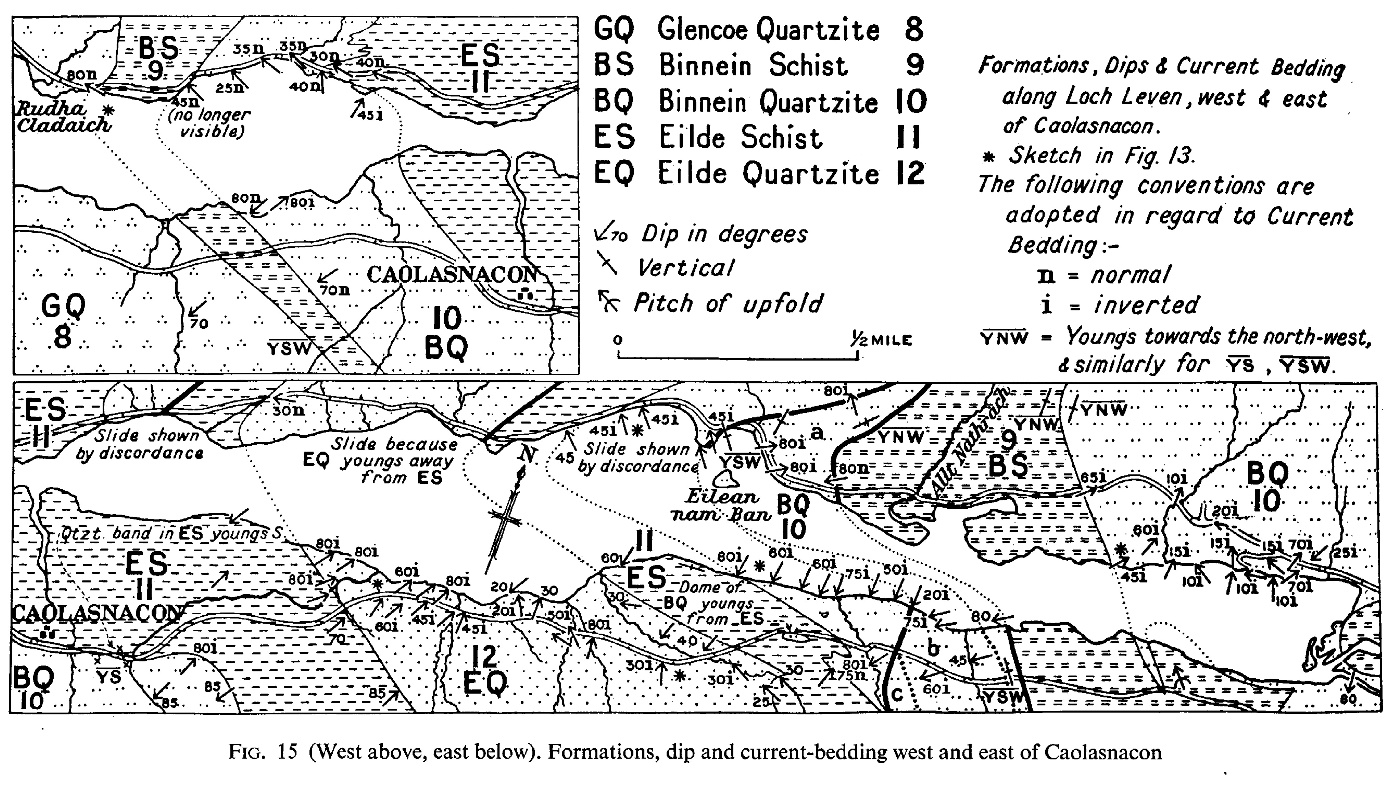 Chapter 7 Metamorphic rocks Kinlochleven Recumbent Anticline | GeoGuide