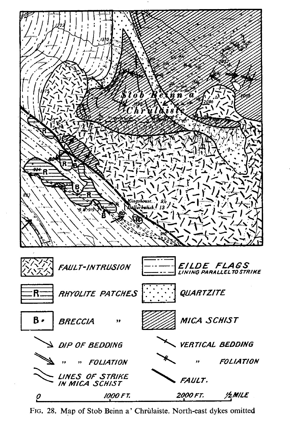 Chapter 16 Rocks of Lower Old Red Sandstone age dykes and sheets | GeoGuide