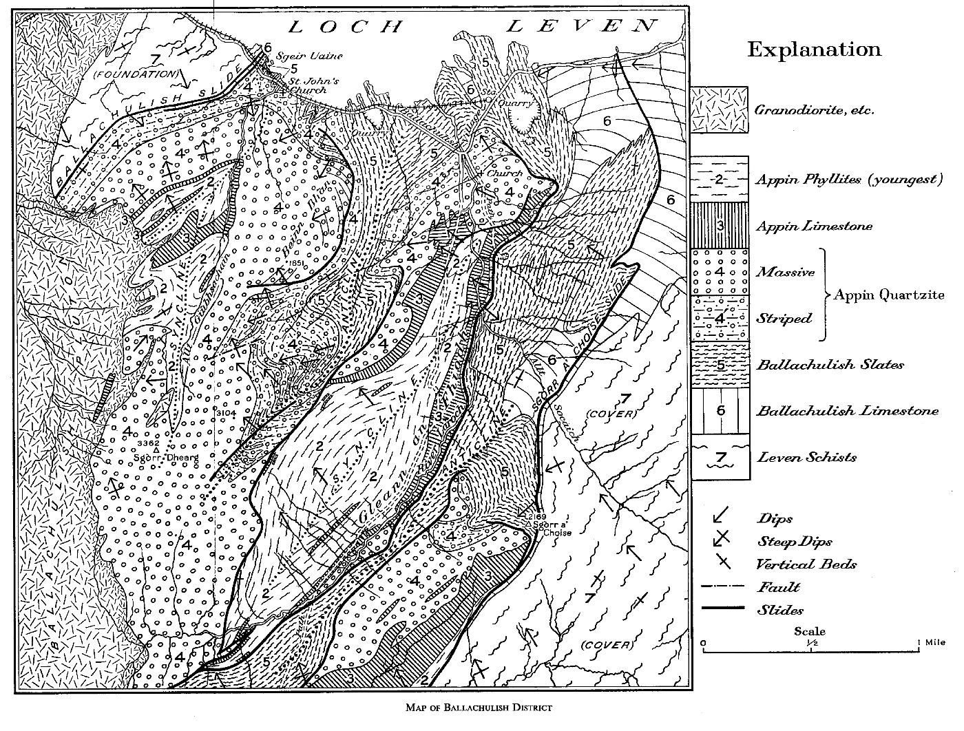 The Geology of Ben Nevis and Glen Coe and the surrounding country ...