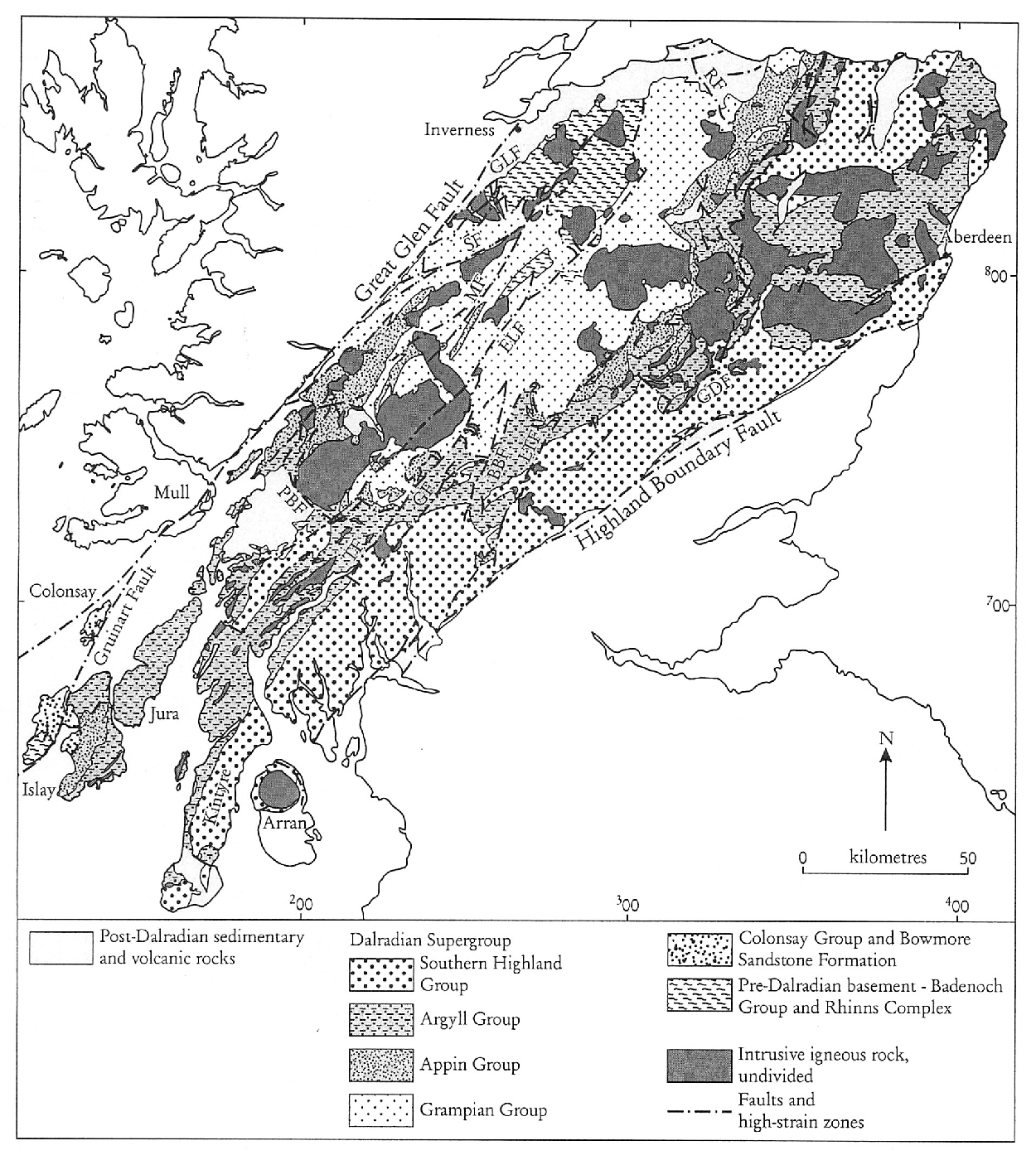 The Dalradian rocks of Scotland: an introduction | GeoGuide